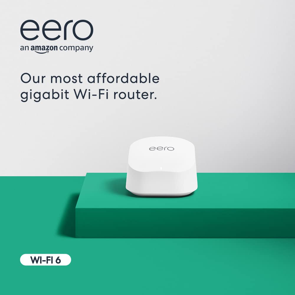 Introducing Amazon eero 6+ | Dual-band mesh Wi-Fi 6 router with built ...